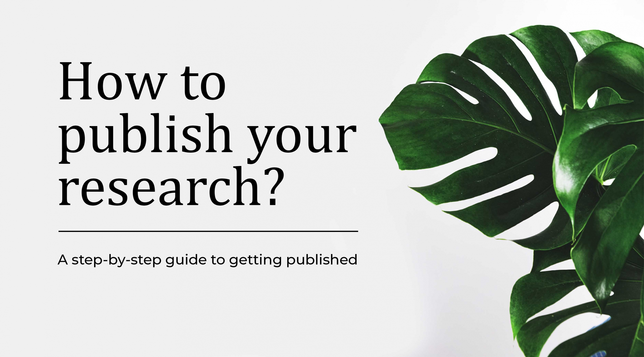 How to publish your research ? – Temple Publications